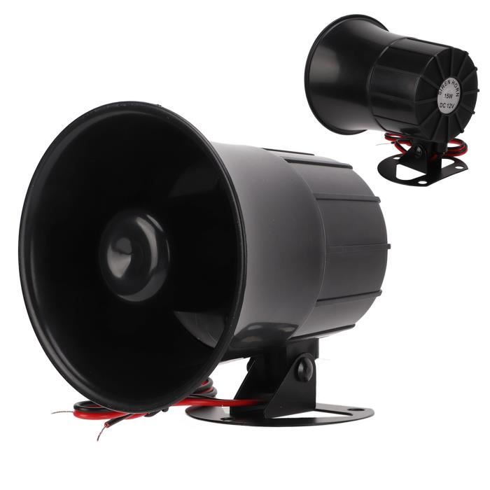 Sirène d'alarme filaire - MOH - Klaxon de Sirène D'alarme - 110dB ...