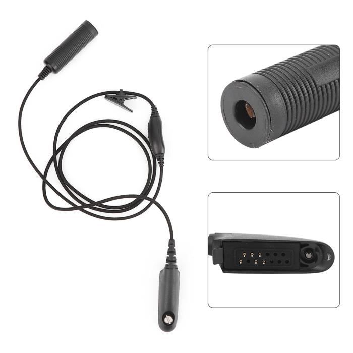 Cikonielf Fiche de câble PTT Prise de Câble Adaptateur de Talkie-walkie ... Cikonielf Fiche de câble PTT Prise de Câble Adaptateur de Talkie-walkie ...