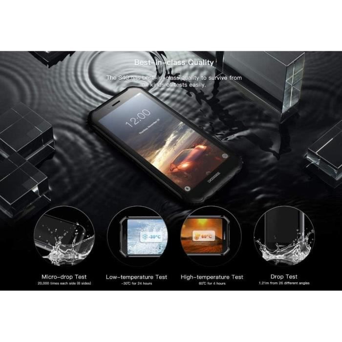 DOOGEE Smartphone Robuste 4G Android 9.0 5.5'' Gorilla Glass 4 IP68 / IP69K Orange - Cdiscount ...