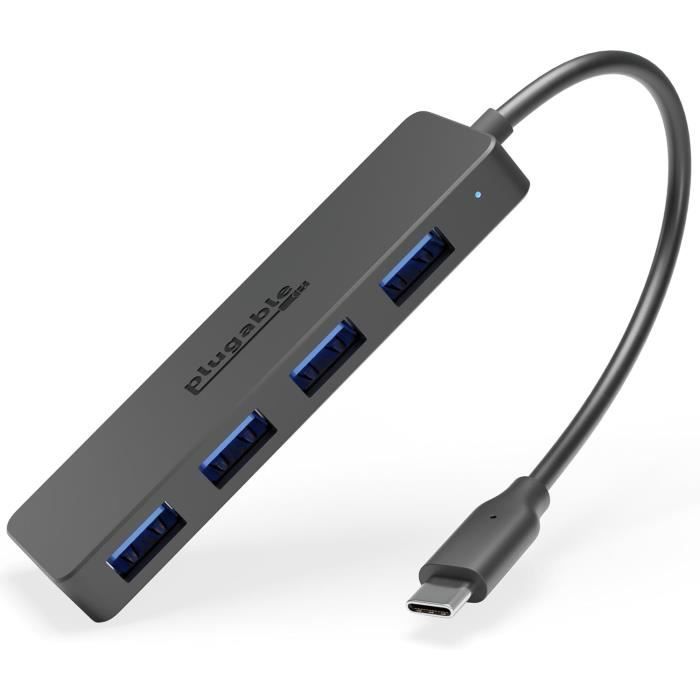 Adaptateur Usb C Vers Usb, Hub Usb 3.0 À 4 Ports, Répartiteur Usb Pour ...