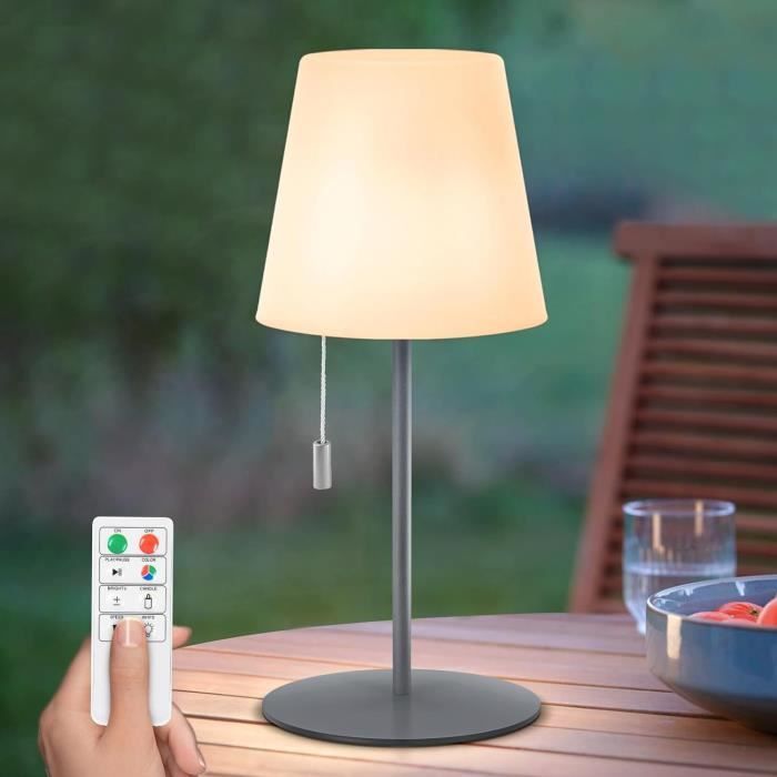 Lampe De Table Sans Fil Rechargeable Usb Lampes De Table Exterieures ...