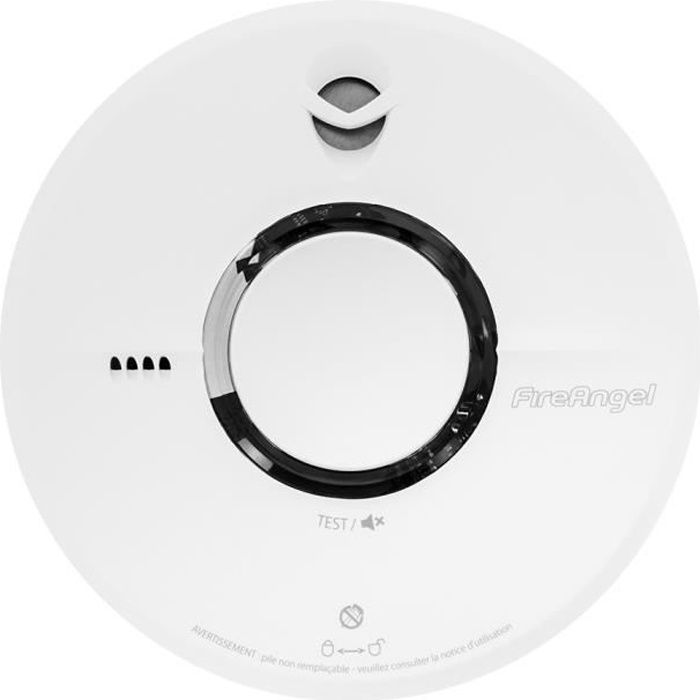 Detecteur de fumee FIRE ANGEL ST 622 Thermoptek Pile 10 ans Smart silence