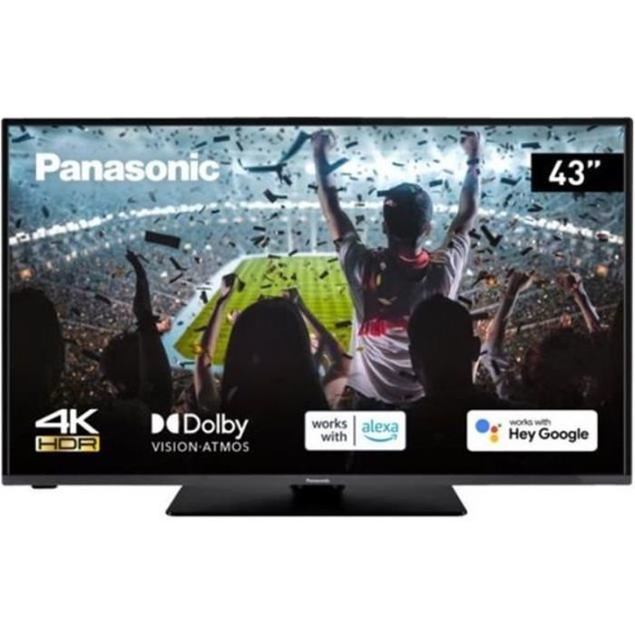 PANASONIC TV LED 43" 108cm Téléviseur SMART TV 4k HDR - Cdiscount TV ...