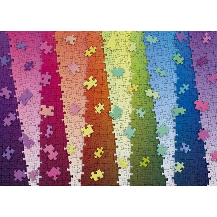 Puzzle - RAVENSBURGER - Couleurs sur couleurs - 1000 pièces ...
