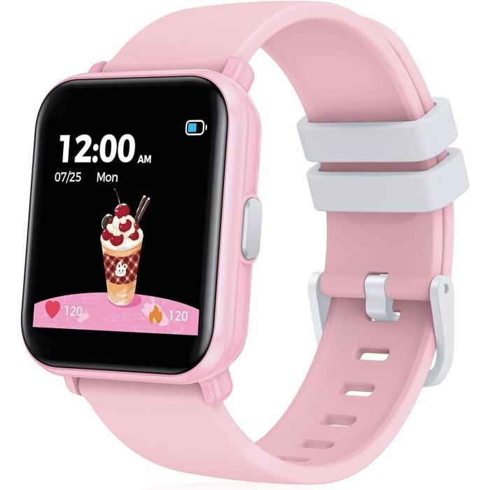 Montre Connectée Enfant Sport Smartwatch: 1.4" Etanche Ip68 Ecran Tactile Fille Connectee ...