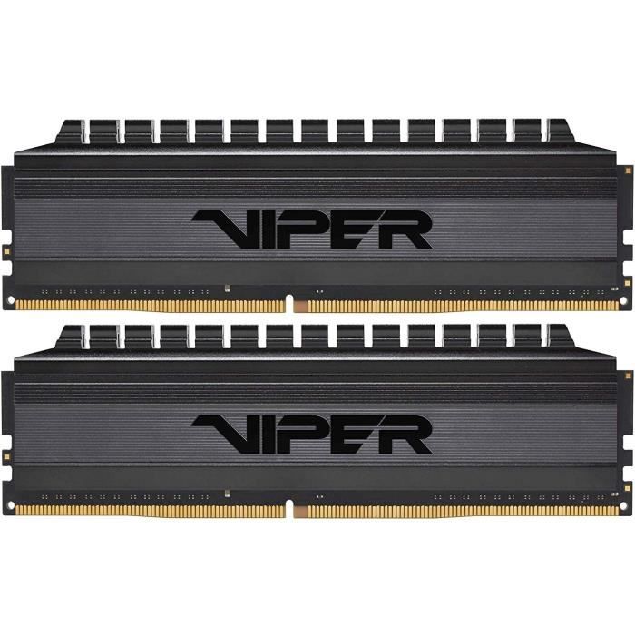 Viper Blackout Series Ram Ddr4 8Go(2 X 4Go)3200Mhz Kit De Mémoire Haute ...