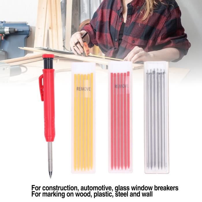 FRA - Ensemble de crayons de charpentier 19Pcs Carpenter Pencil Set ABS ...