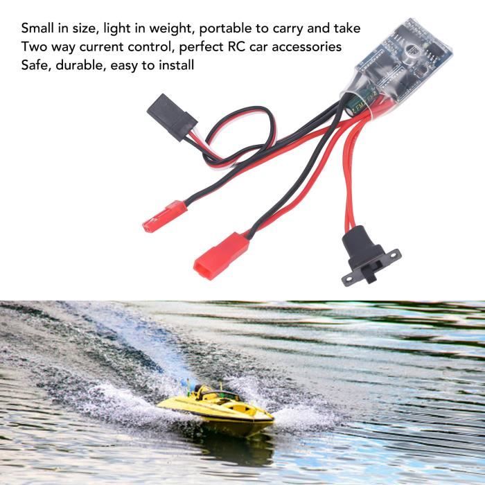 ESC brossé RC 30A 2khz VINGVO - Composants électroniques pour voiture et bateau RC 1/16, 1/18, 1 ...