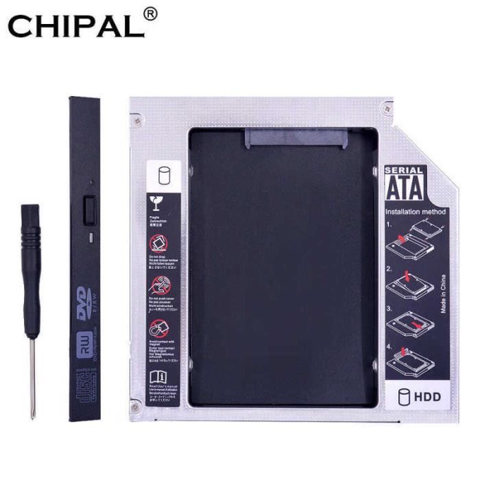 CS-16920-puce Foxconn PATA IDE vers SATA 3.0. 12.7mm. 2ème caddie pour ...