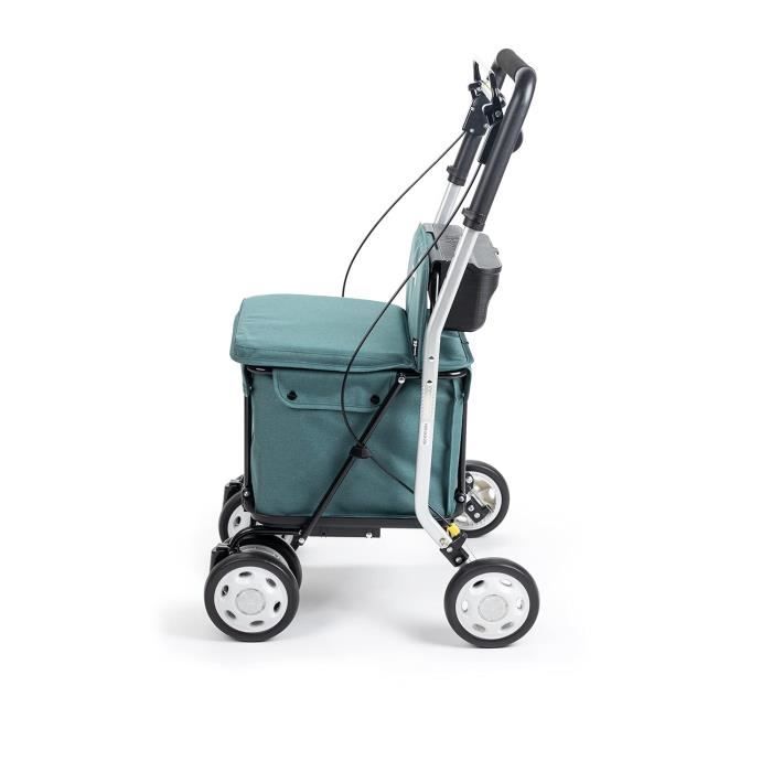 Chariot de Courses - CARLETT - Lett800 Comfort Move - Pliable - 4 Roues ...