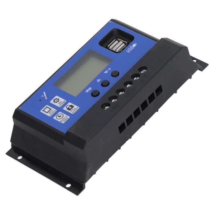 SHENGLU-contrôleur solaire PWM Contrôleur de charge solaire 60A Panneau PWM Contrôle de charge d ...