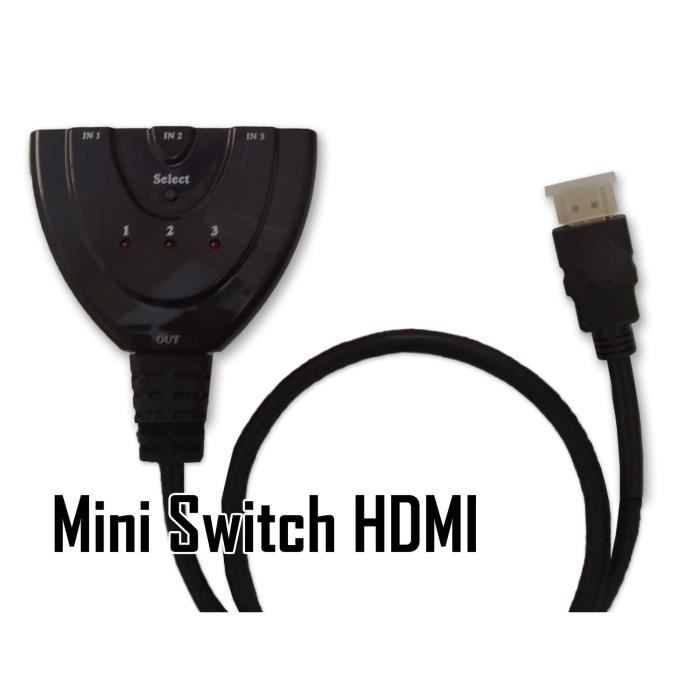 CABLING® 3 Port HDMI 1080p Auto switch Splitter… - Cdiscount TV Son Photo