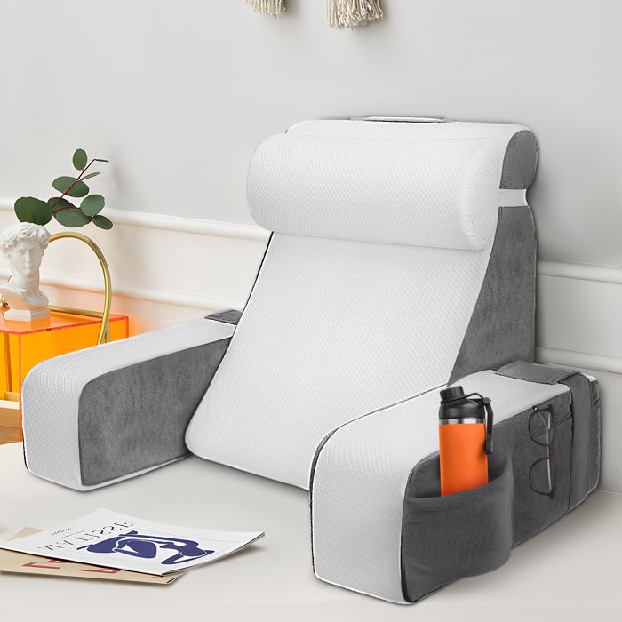Coussin de Lecture pour Lit,coussin de dossier, oreiller ergonomique ...