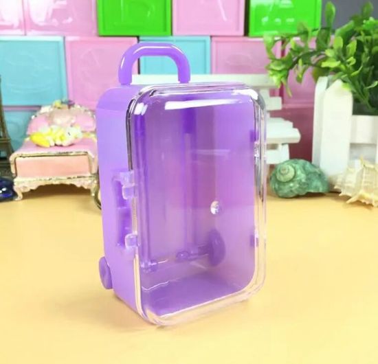 Boîte à Bonbons de Voyage en Plastique,Mini Valise Créative,Boîte ...