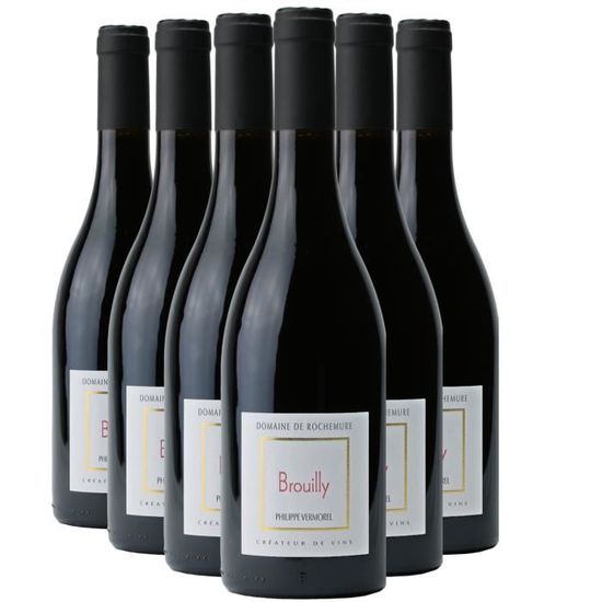 Brouilly Rouge 2022 - Lot de 6x75cl - Domaine de Rochemure - Vin AOC ...