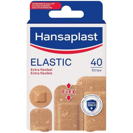HANSAPLAST Pansements Elastic x40 - Cdiscount Santé - Mieux vivre