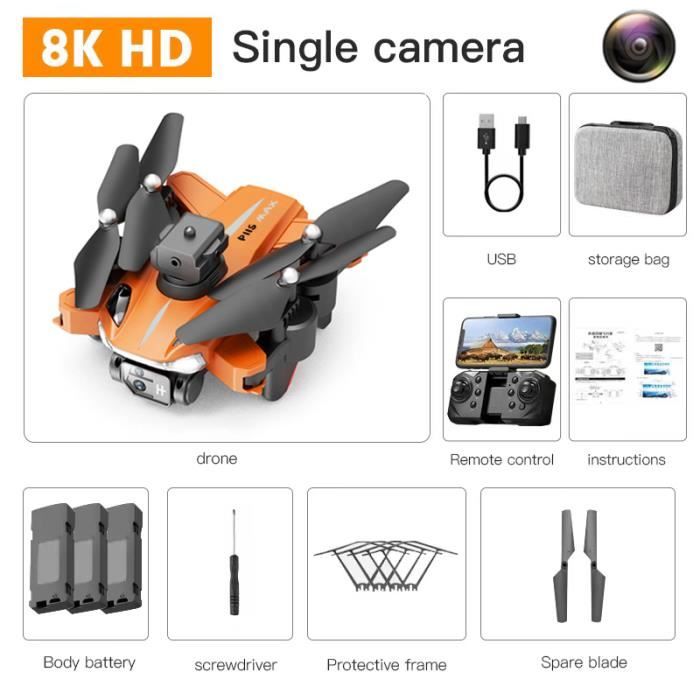OU Simple 8K-3B-Drone 8K 5G GPS UAV Professionnel HD, Photographie ...