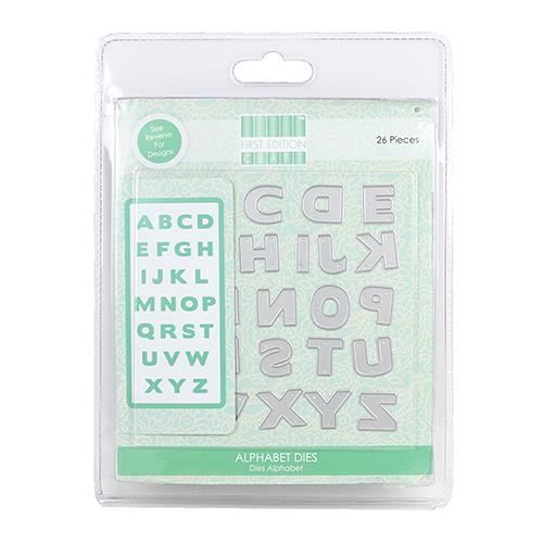 DIES/ MATRICES DE DÉCOUPE X26 ALPHABET - First Edition BIG SHOT SISSI ...