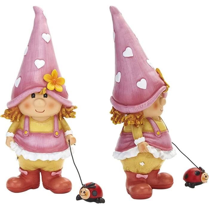 Décor De Nain De Jardin - Décor De Statue De Gnome D'Extérieur Mignon ...