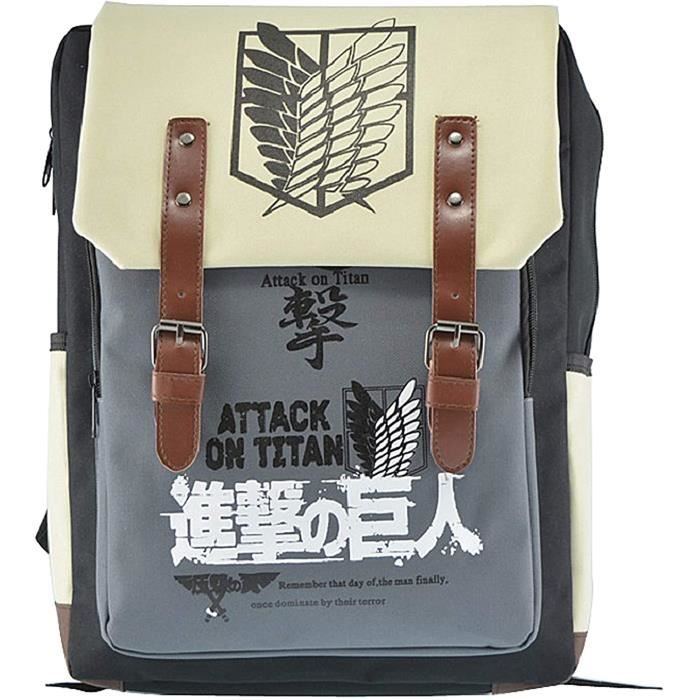 CARTABLE HAMIQI Cartable Sac agrave Dos Attack on Titan Investigative ...
