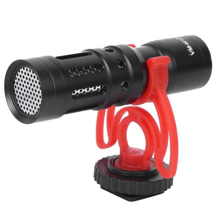 Microphone vidéo, micro numérique à condensateur cardioïde intégré à la ...