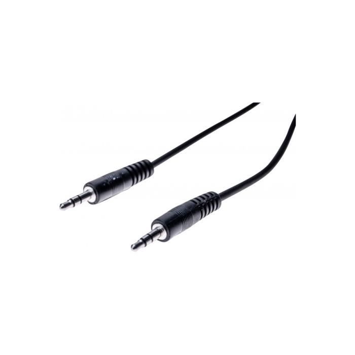 Cordon stéreo jack 3.5mm Male vers Male - 1,5 Mètre - Cdiscount ...