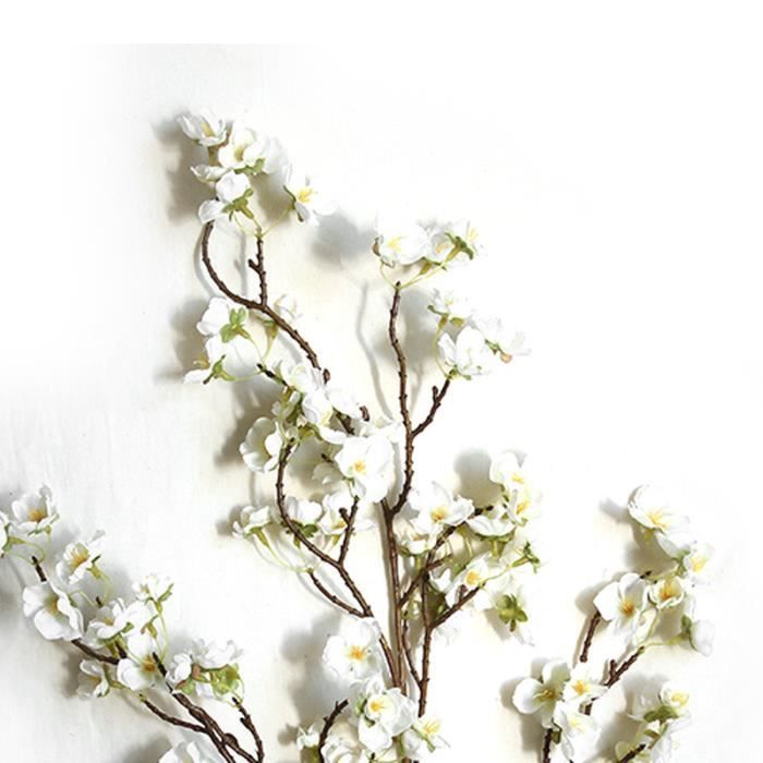 Fangming-Faux fleur de cerisier Fleurs de cerisier artificielles 4 ...