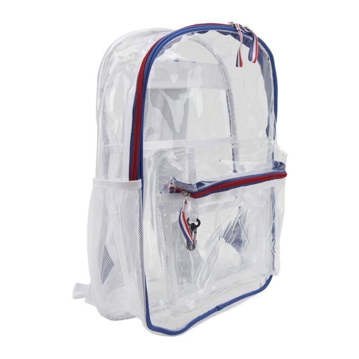 ST5670 Sac à dos en PVC transparent Sac à Dos Transparent Unisexe, Sacs ...