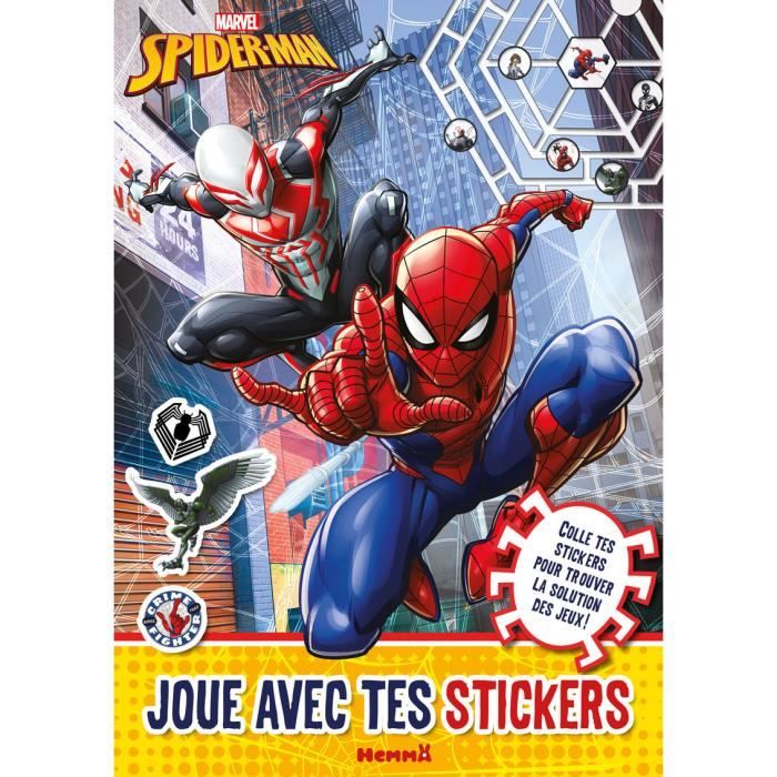 Livre d'activités - Hemma - Marvel Spider-Man - Avec stickers - À ...