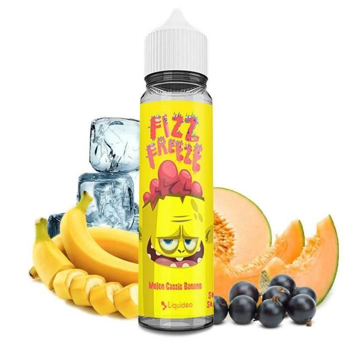Melon Cassis Banane 50ml - Fizz Freeze- Genre : 40 - 70 ml - Cdiscount ...