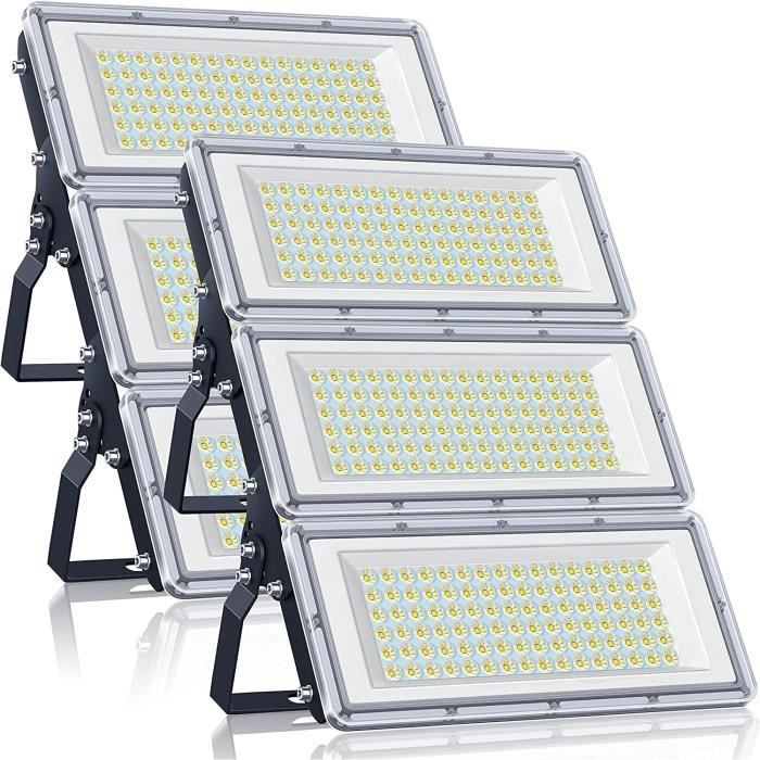 Projecteur Exterieur LED 300W 2 Pièce, TASINUO IP67 Etanche 3 en 1 ...
