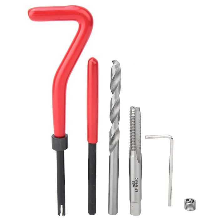 Kits de réparation de filetage portable en acier allié, trousse à outils de filetage, opération ...