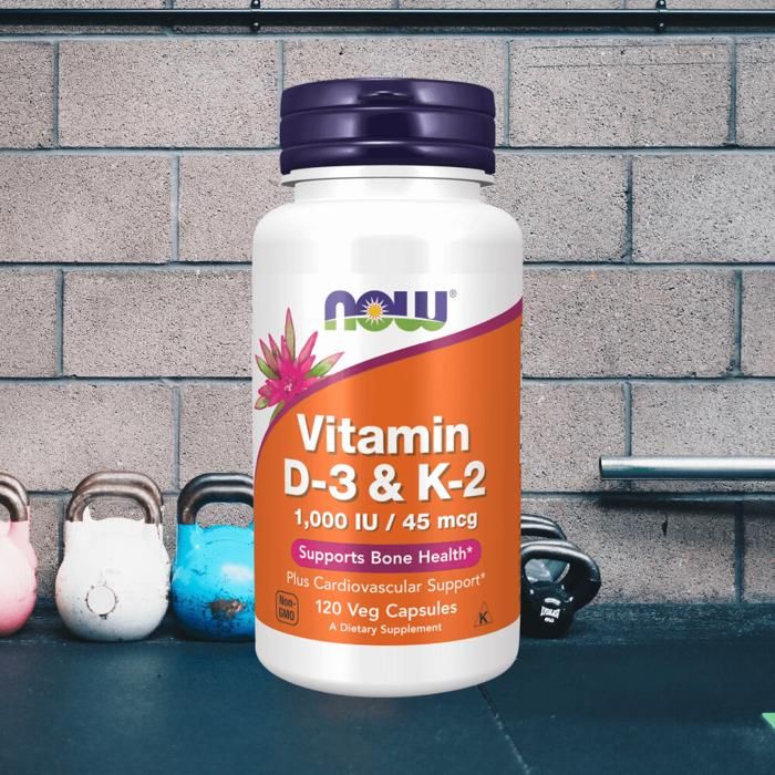 Vitamine D3 & K2 - 120 cap Standard Now Foods Pack Nutrition Sportive ...