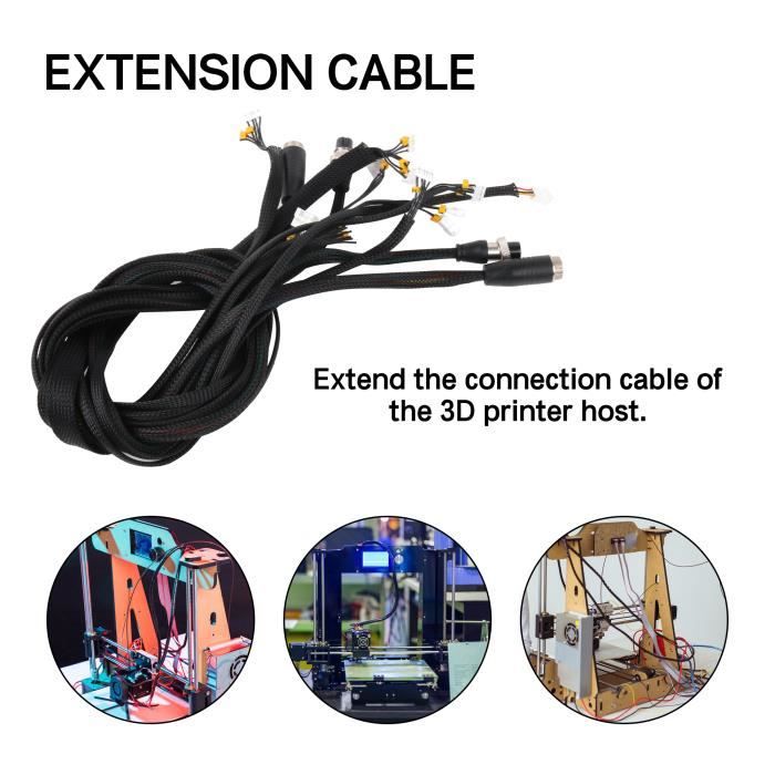 X/Y/Z axe câbles remplacement pour Creality CR-10S 3D Printing Machine ...