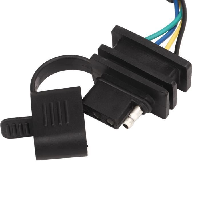 Dilwe Kit de câblage d'attelage de remorque 1Pc ABS et Caoutchouc ...
