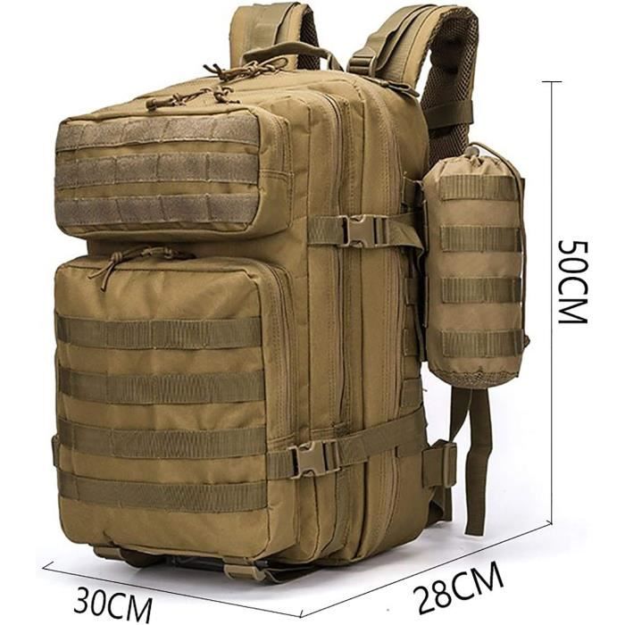 LKOP Sac À Dos Tactique Militaire 70l Grande Capacité Sac À Dos Multifonctionnel Assaut ...