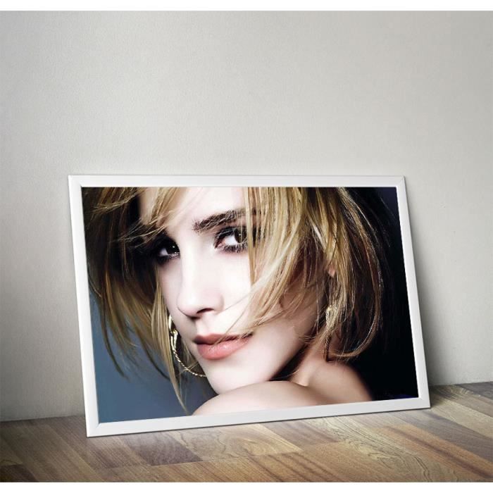 Poster Emma watson actrice hollywood wall art 01 - A4 (21x29,7cm) - Cdiscount Maison