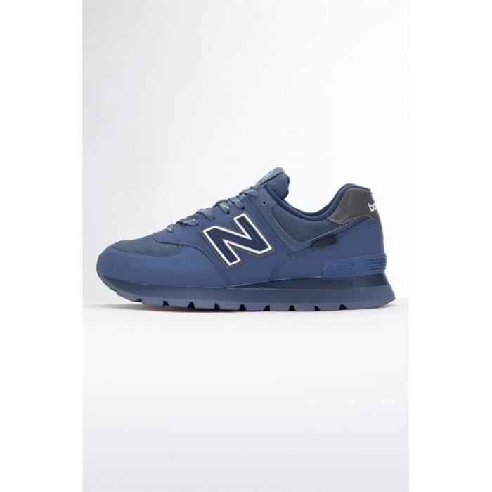 Chaussures Homme New Balance 574 Bleu - Lacets - Textile Bleu ...