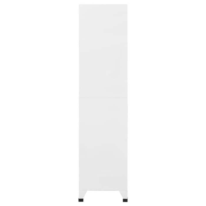 ABB Armoire à casier avec 9 compartiments Acier 90x45x180 cm Gris ...