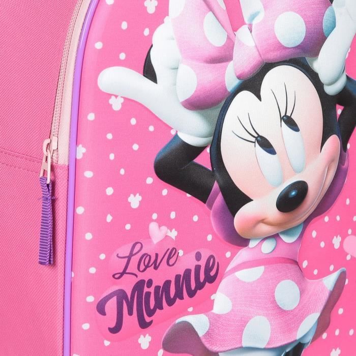MINNIE MOUSE Trolley Sac Goûter Strong Together (3D) Enfant Rose ...