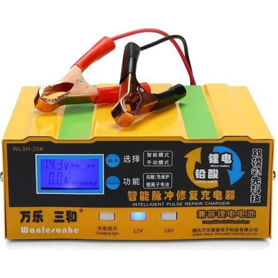 CHARGEUR DE BATTERIE NEUFU Chargeur Intelligent 110-250V 12V24V 200AH ...