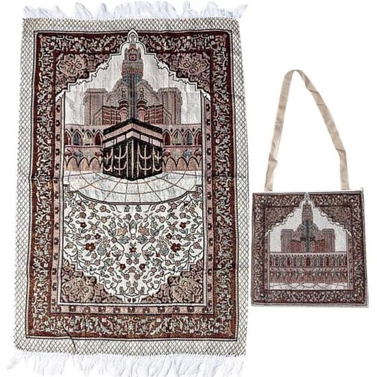 Tapis de prière musulman avec sac de rangement Tapis de prière portable ...