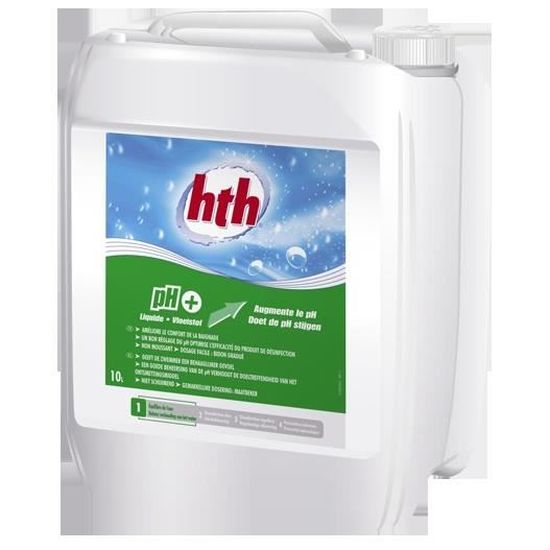 Equilibre de l'eau - HTH pH Plus liquide 10L - Cdiscount Jardin