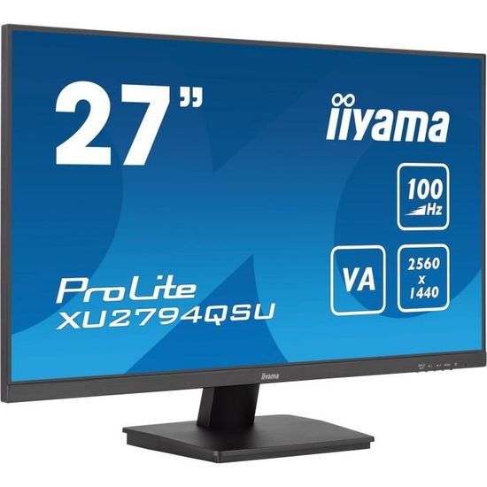 Ecran PC - IIYAMA - XU2794QSU-B6 - 27" VA WQHD 2560 x 1440 - 1ms ...