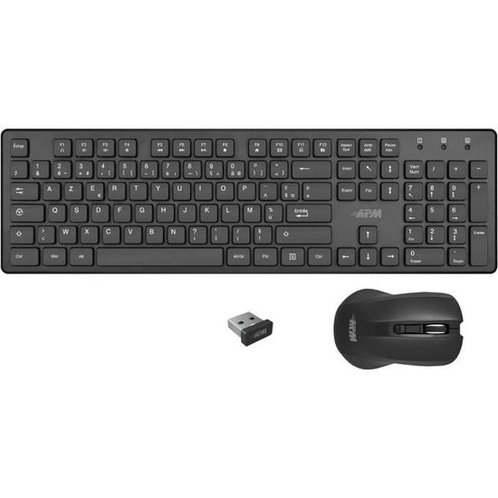 100042 - Pack- Combo Clavier Azerty Et Souris Optique - Technologie ...