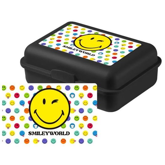 Boîte à lunch - UNITED LABELS - Smiley Fiambrera - Séparateur réglable ...