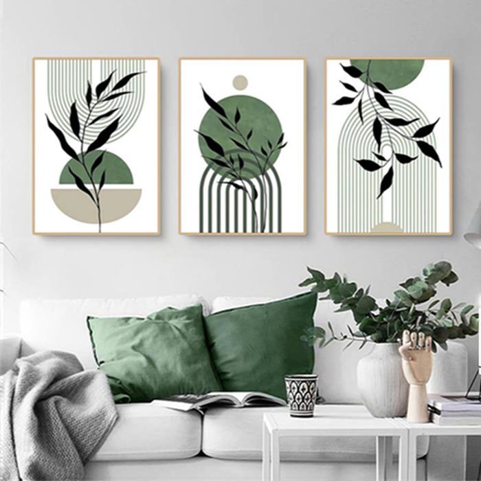 Lot De Posters Muraux,Esthétiques,Modernes,Au Motif De Plante,Art ...
