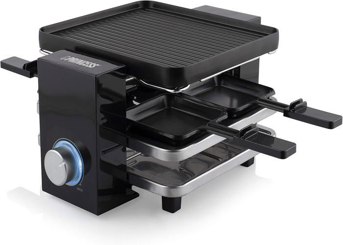 Appareil À Raclette Piano 4 Noir – 4 Personnes – 700 W – Espace De ...