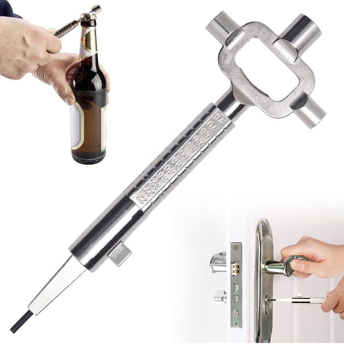 Clé de Construction,Passe Partout,Universelle Clef Carré Alliage de ...