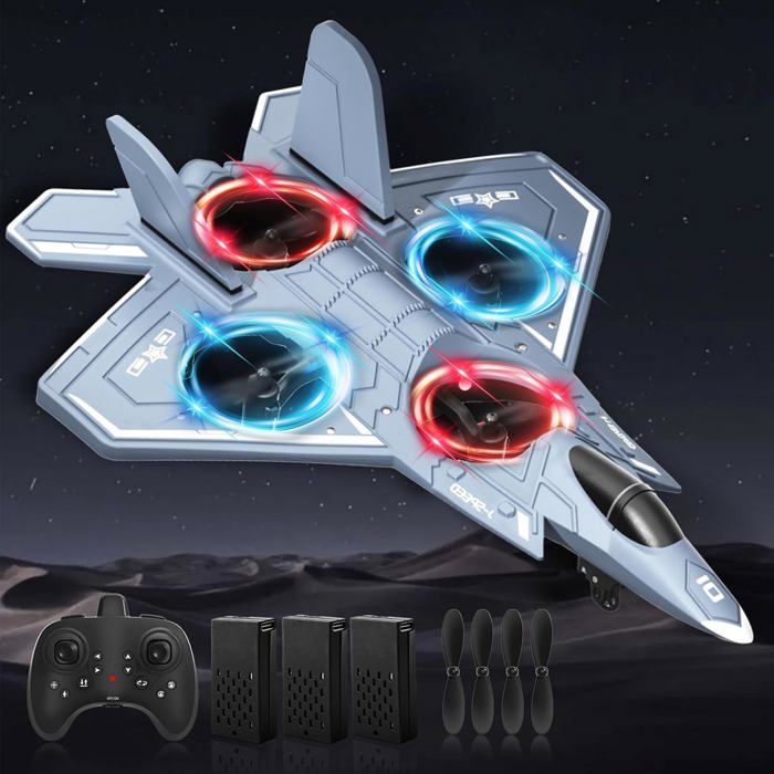 Avion Télécommandé Avion RC Avion 2,4 GHz LED Retournement 360 ...